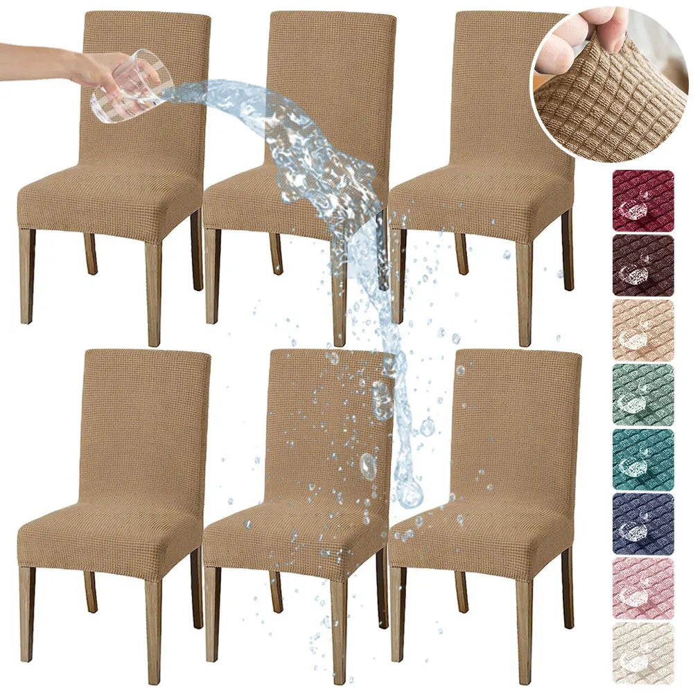Protect Your Chairs with Waterproof Stretch Dining Chair Covers In Dub ...