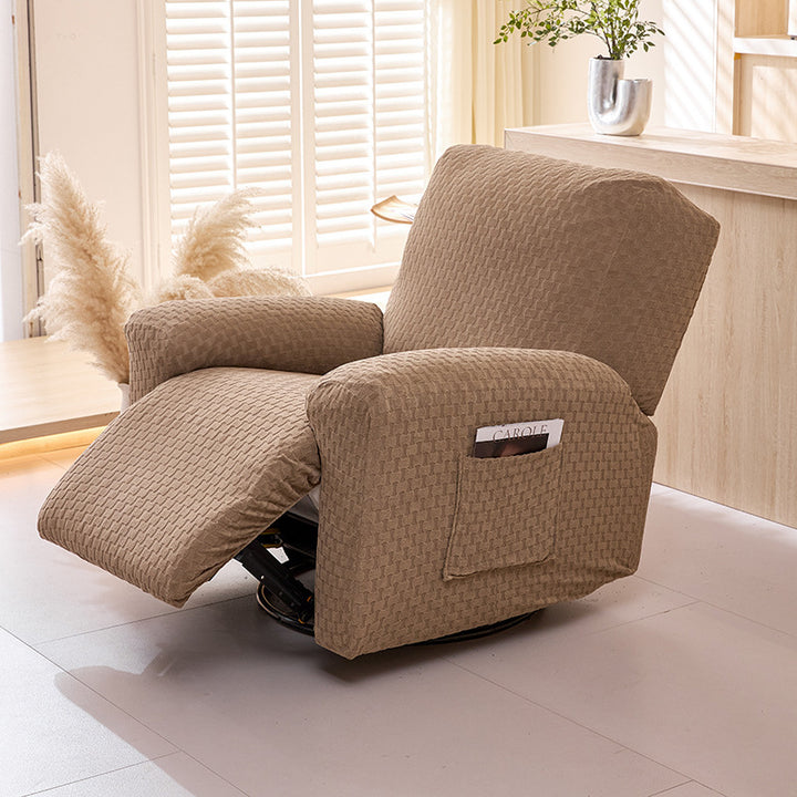 Jacquard Dust-Proof Split Sofa Cover for Cheers Recliners - Full ...