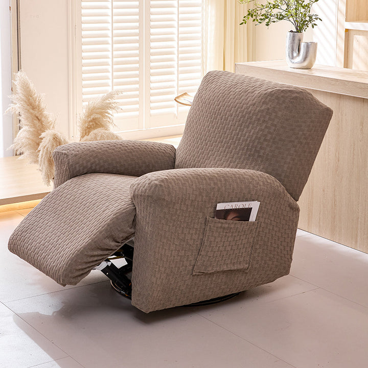 Jacquard Dust-Proof Split Sofa Cover for Cheers Recliners - Full ...