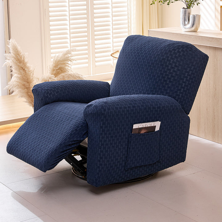 Jacquard Dust-Proof Split Sofa Cover for Cheers Recliners - Full ...
