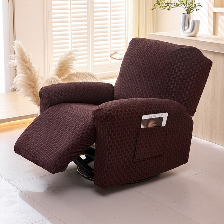 Jacquard Dust-Proof Split Sofa Cover for Cheers Recliners - Full ...