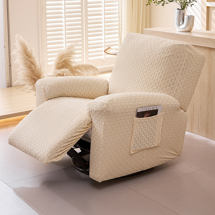 Jacquard Dust-Proof Split Sofa Cover for Cheers Recliners - Full ...